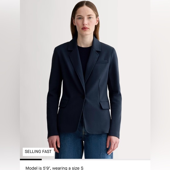 Everlane | Jackets & Coats | Navy Everlane The Dream Blazer Suit Jacket ...